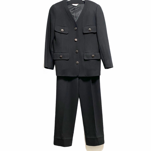 Bleyle | Pants & Jumpsuits | Vintage Bleyle Black All Wool Pantsuit Nwt ...